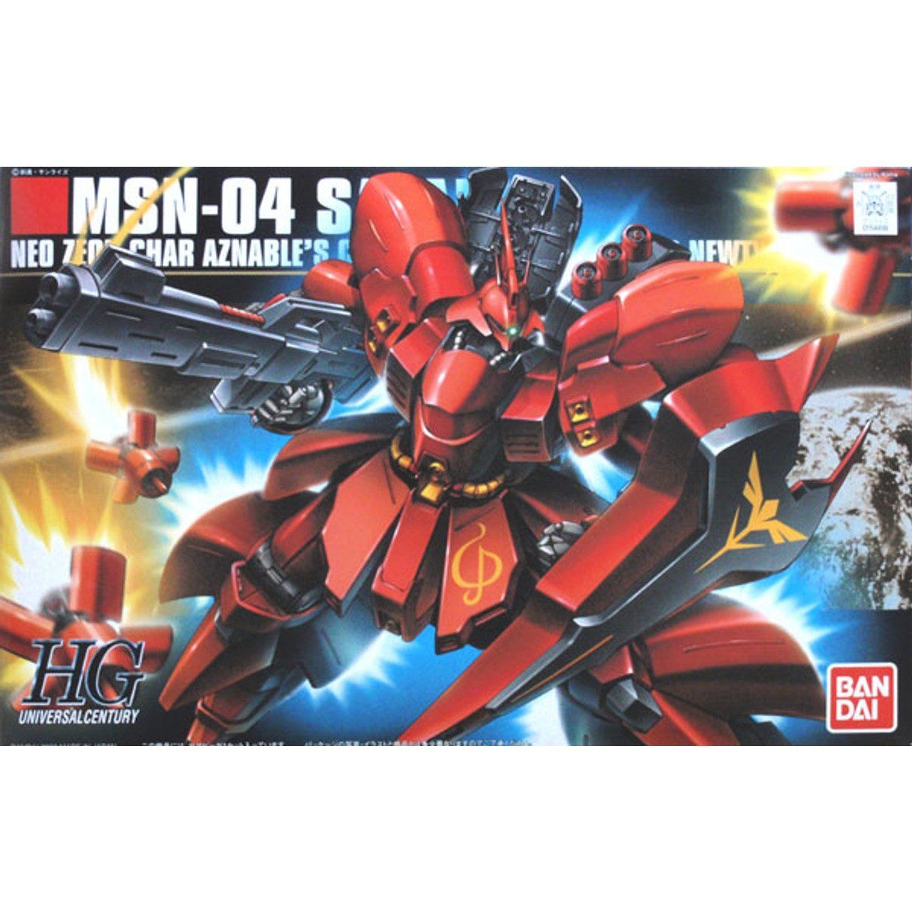 Bandai 1/144 HGUC 088 SAZABI "CHAR'S COUNTERATTACK" Plastic Model Kit ...