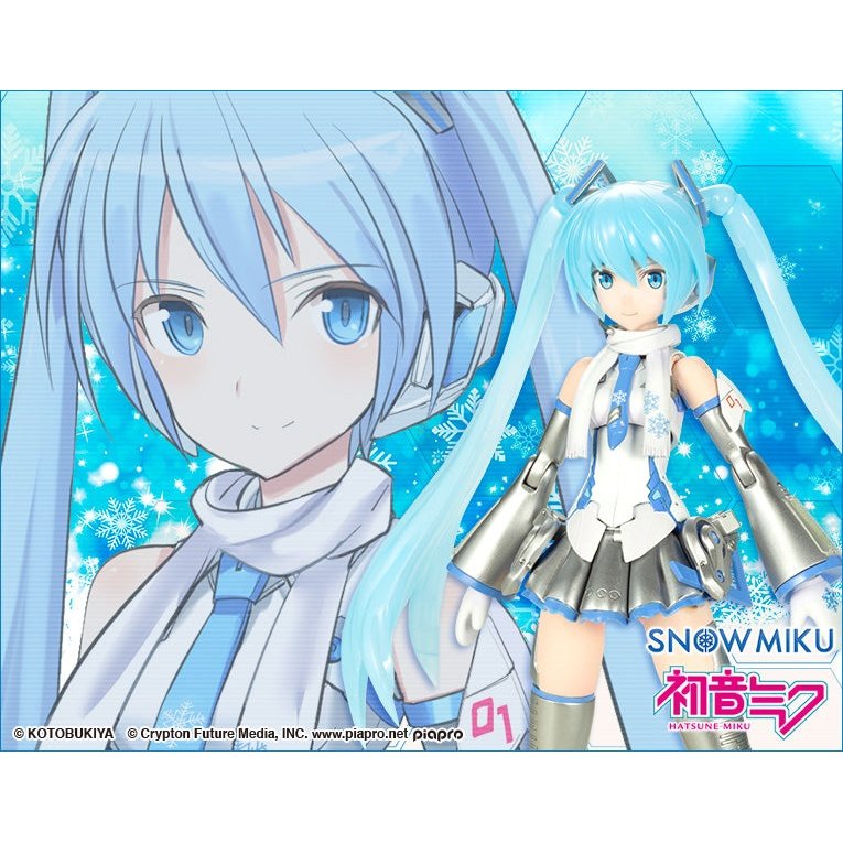 Kotobukiya Frame Music Girl SNOW MIKU Assembly Model - Trinidad Model ...